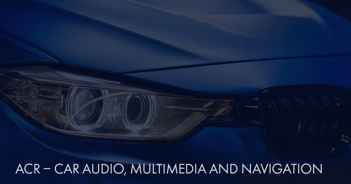 ACR – Die ACR AG ist der größte Vertrieb von Car Audio und Car ...